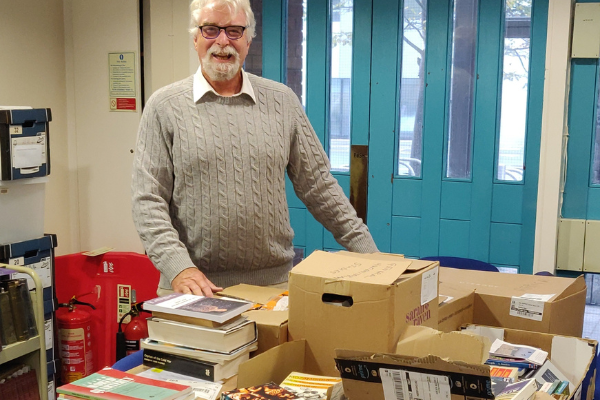 LSTM’s Prof Barry Munslow donates his humanitarian library to LSTM on ...