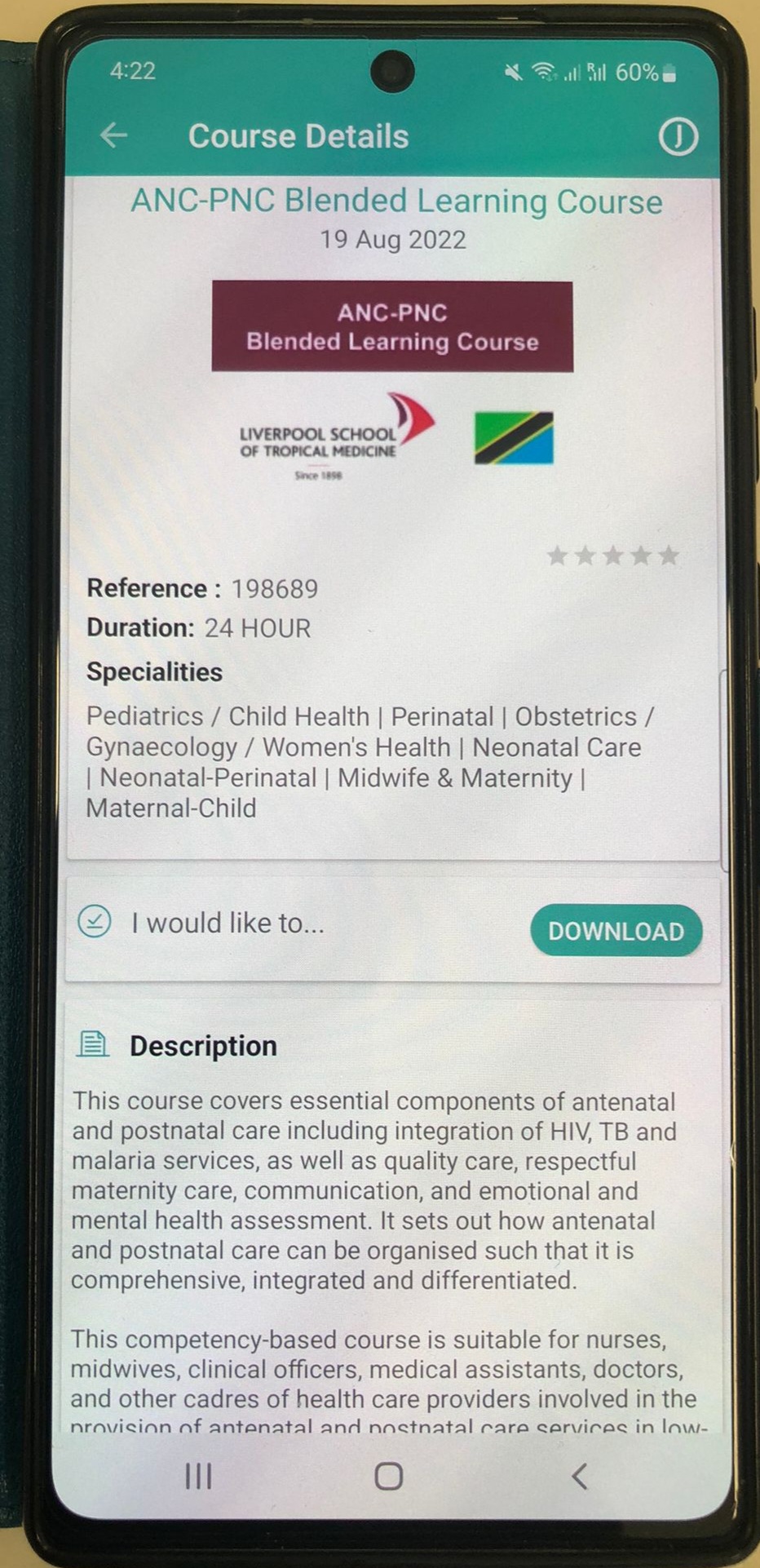 New blended learning package launched to improve quality in ANC and PNC ...