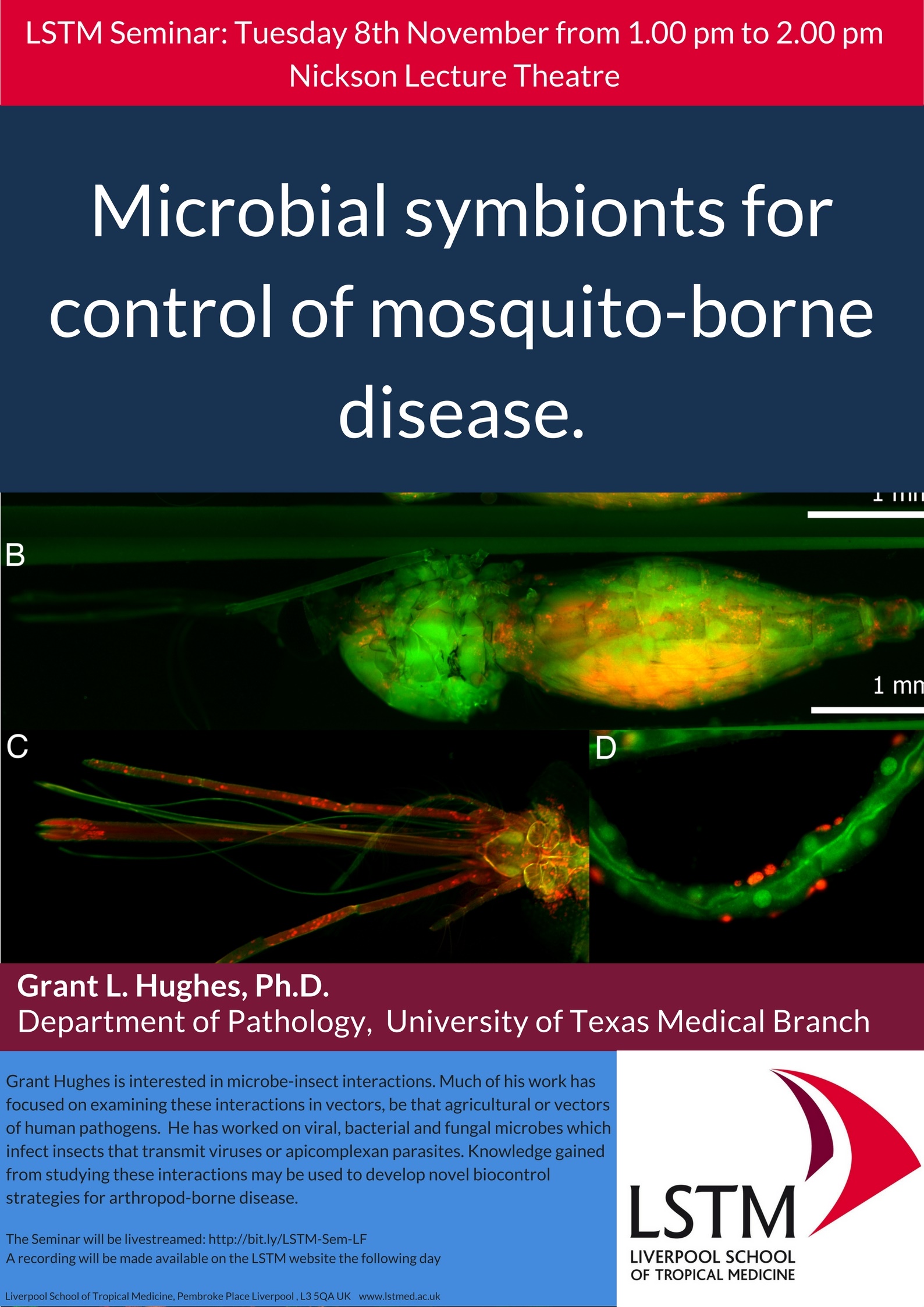 Microbial Symbionts for control of mosquito-borne disease | LSTM